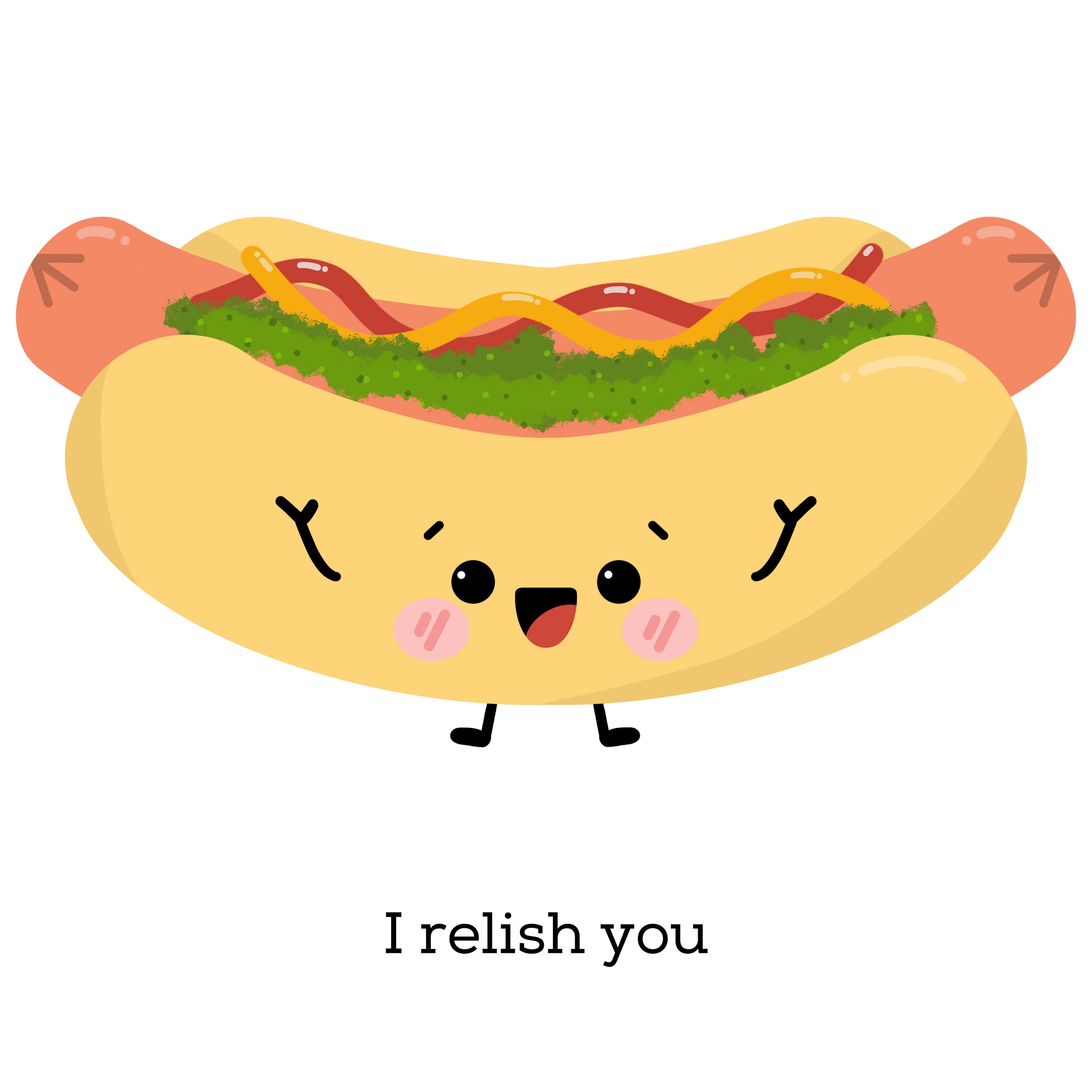I Relish You Shirt Hot Dog Shirt Hot Dog Pun Relish Shirt - Etsy