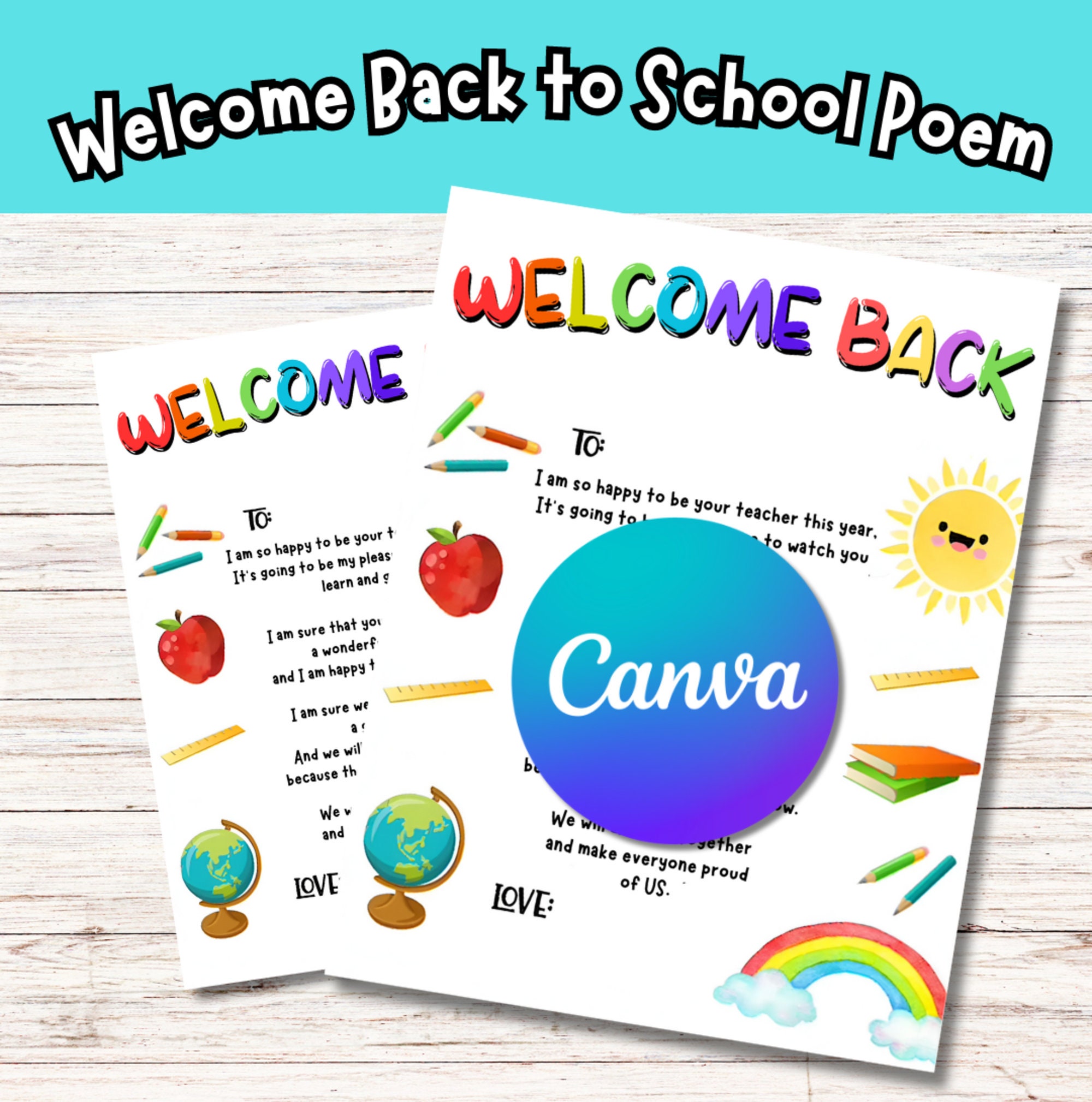 Welcome Back To School Poem