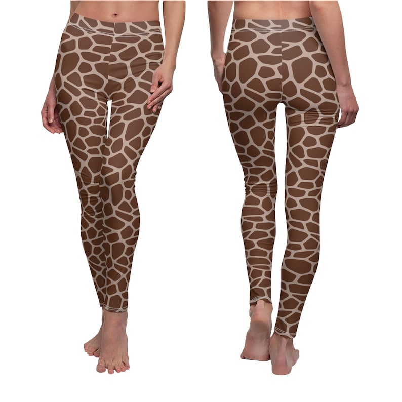 Giraffe Leggings for Women | Animal Print Leggings | Teen Leggings | Giraffe Yoga Pants ...