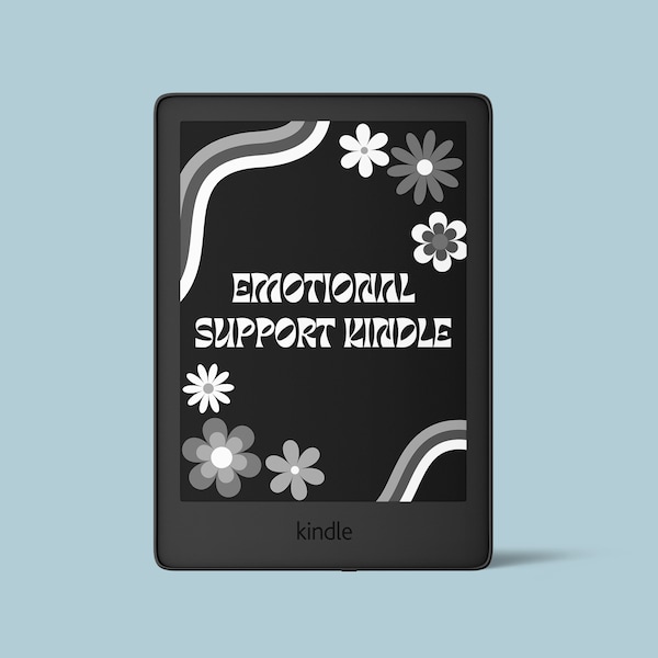 Emotional Support Kindle Screen Saver - Etsy