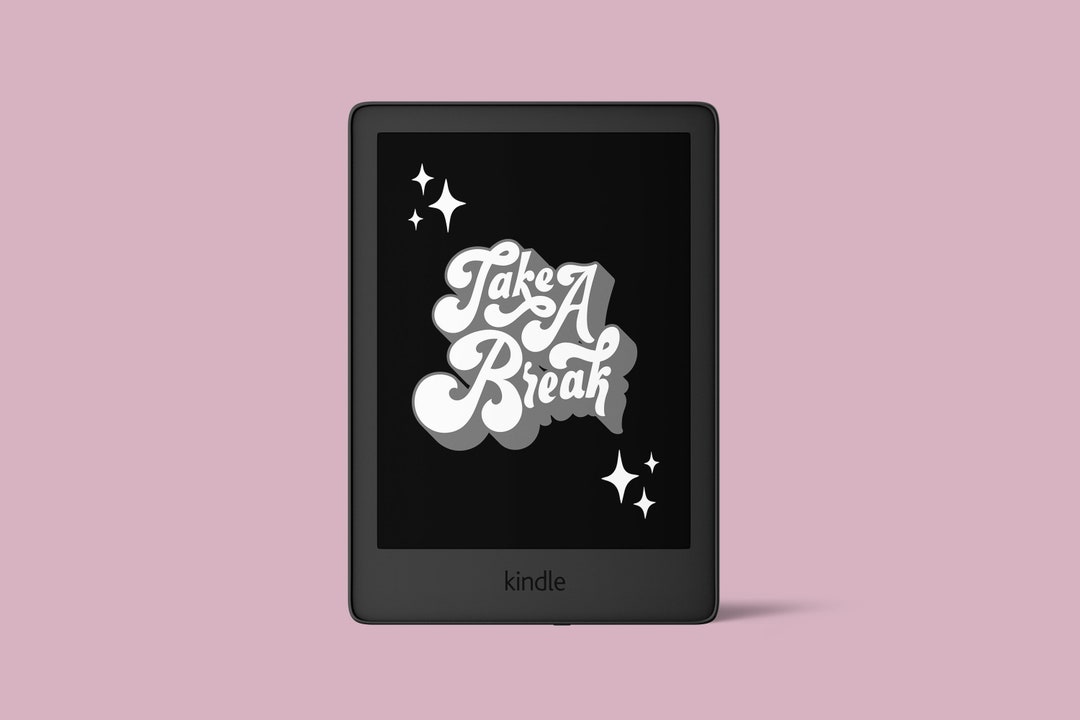 Retro Quote - Kindle Lock Screen, Bookish Gift, Booktok Hack, Custom ...