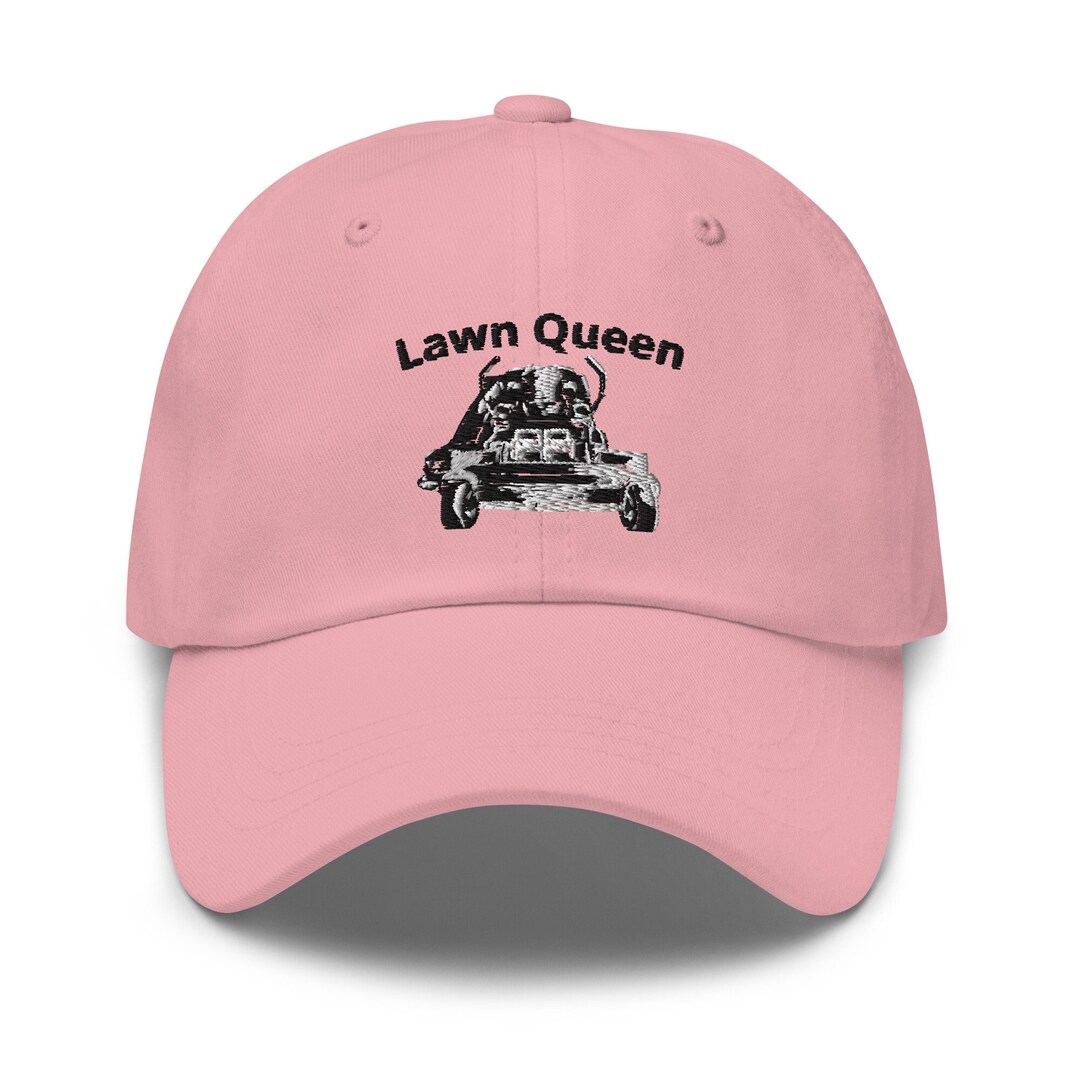 Lawn Queen Dad Hat Funny Cotton Women's Hat Mowing Landscaping Lawncare ...