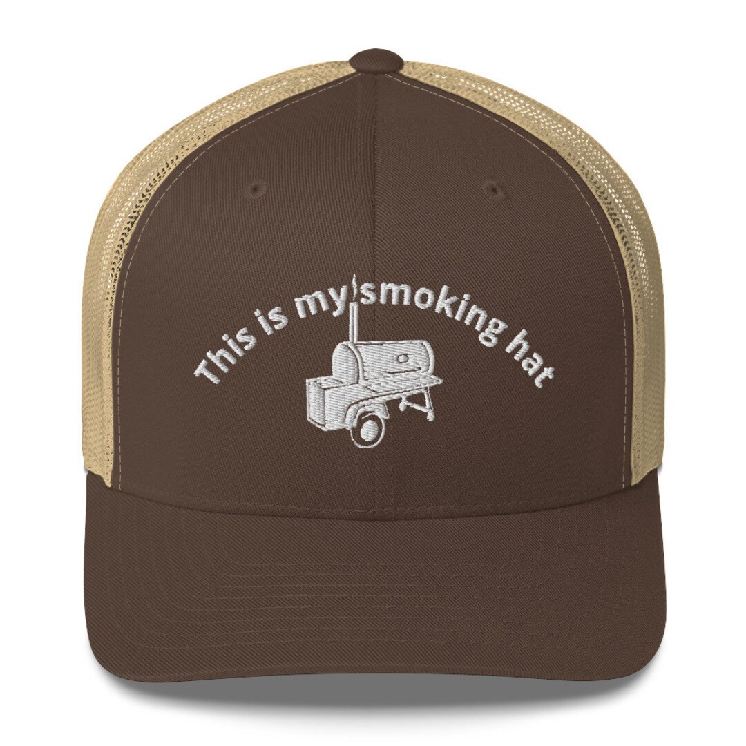 This is My Smoking Hat Trucker Cap Grill Master's Crown Overnight Smoke ...