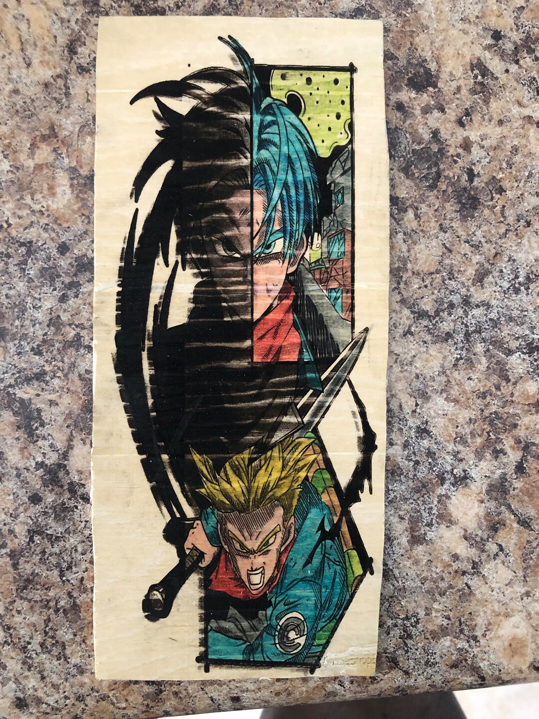 Trunks Dragonball Panel - Etsy