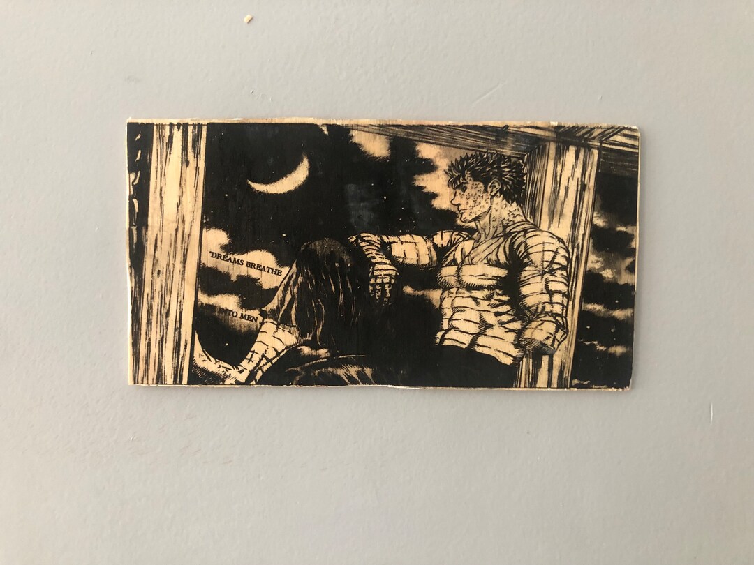 Guts Under Crescent Moon Panel - Etsy