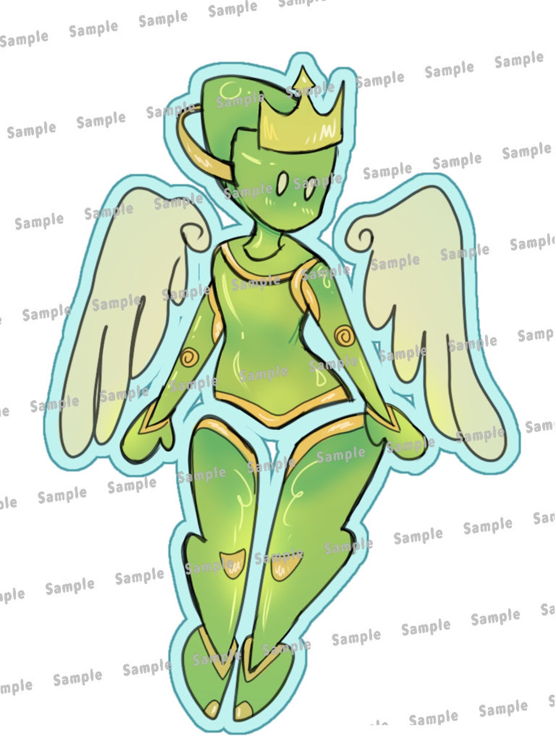 Slime Queen Echo double Sided Chibi Keychain - Etsy