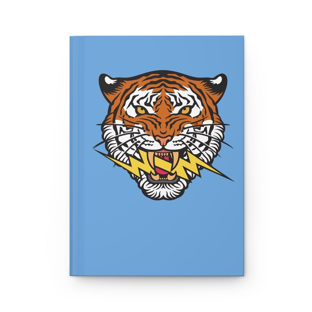 Electric Tiger Journal - Psychedelic Animal Notebook - Trippy Writing ...