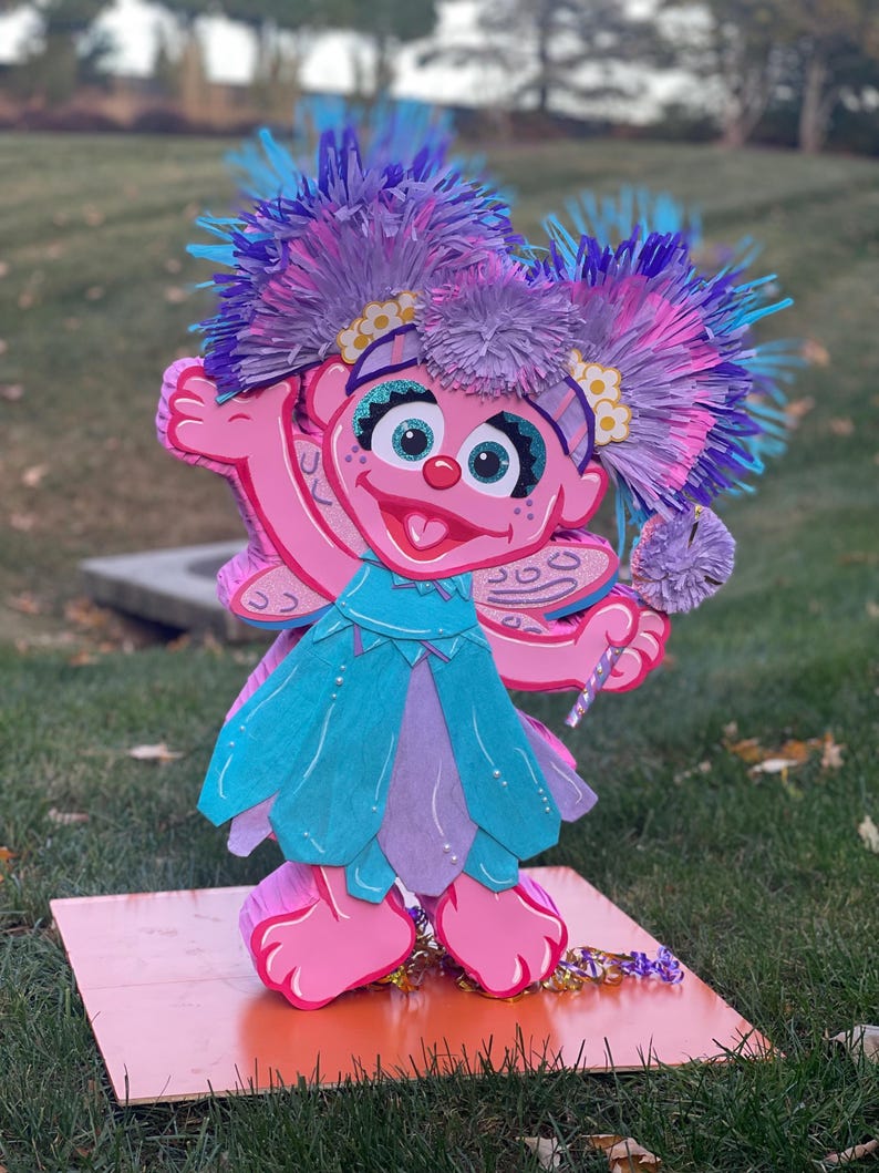 Abby Cadabby Piñata: Handmade Sesame Street Birthday Party Decor - Etsy
