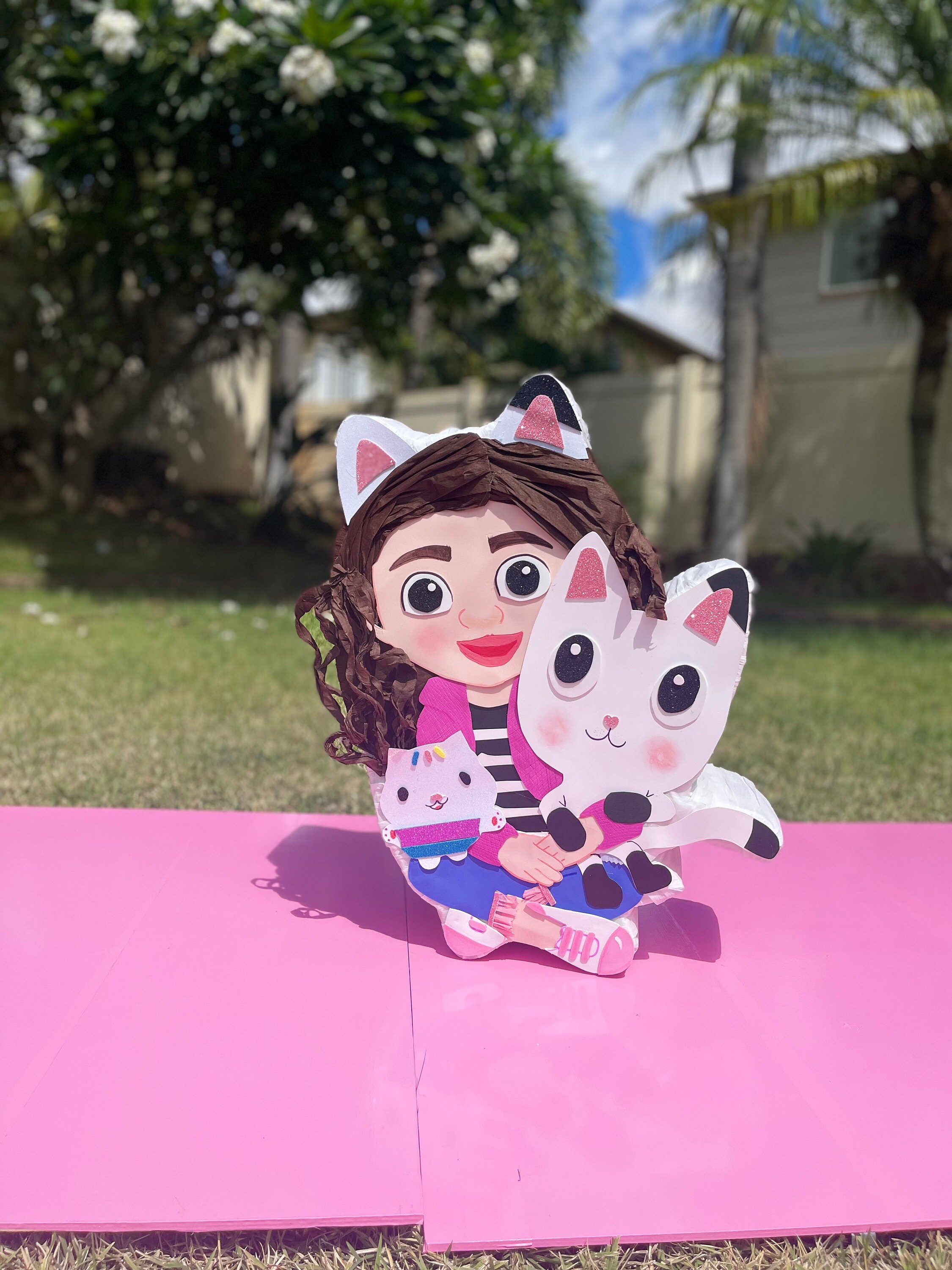 Gabby's Dollhouse Piñata: Custom Pandy Paws Birthday Party Decor - Etsy