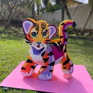 Piñatas (SIZE 30” LARGE )tiger Lisa Frank and Decoration for ...