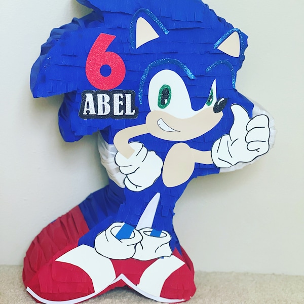 Sonic the Hedgehog Pinata - Etsy