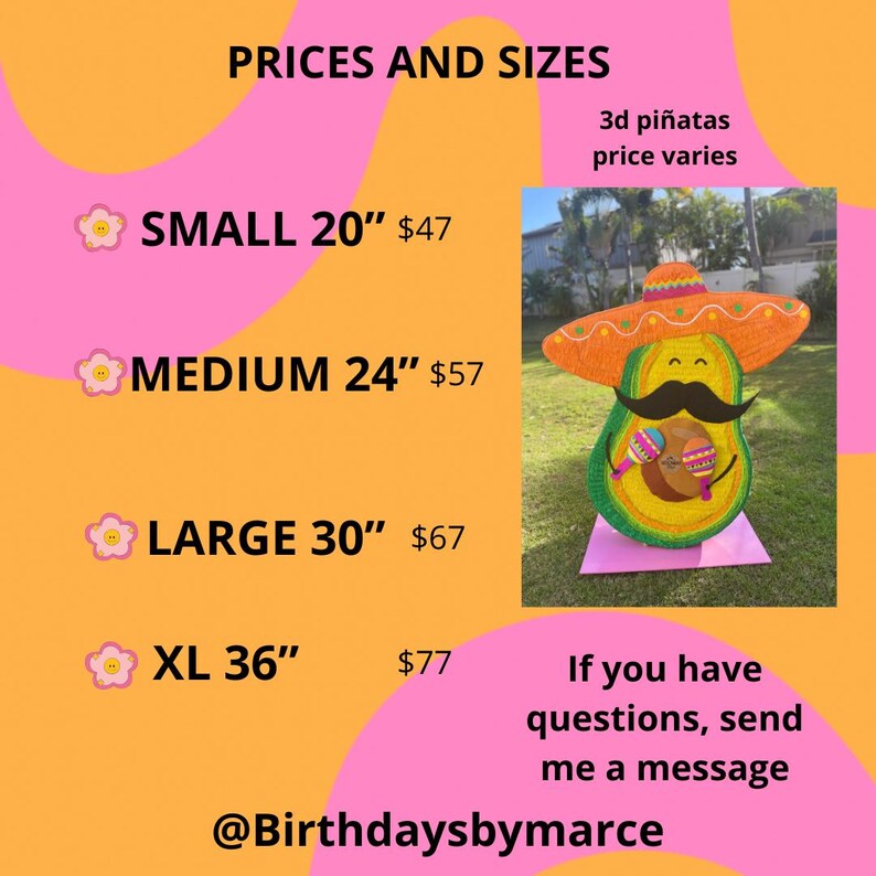 Piñatas (SIZE 30” LARGE ) Princess Peach Decoration for Personalized ...