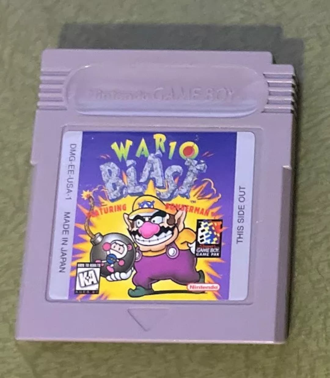 Wario Blast for Game Boy Color, Tested and Working, Game Boy Video ...