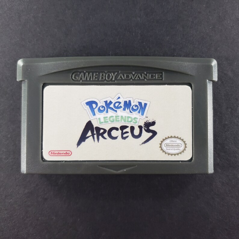 Pokemon Legend of Arceus GBA Cartridge Rom, Rare Pokemon Game, Vídeo ...
