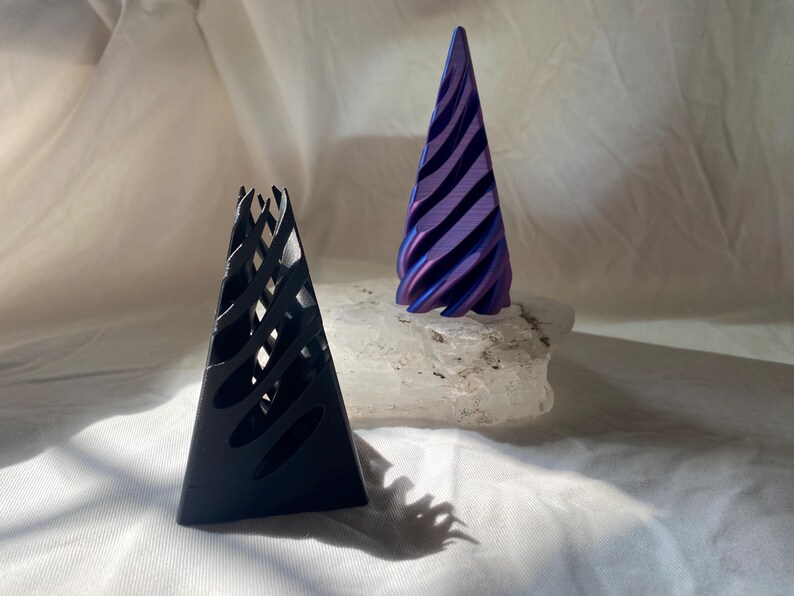 Fidget Toy Set With Impossible Cone Pyramid, Toggle and Spinning Fidget ...