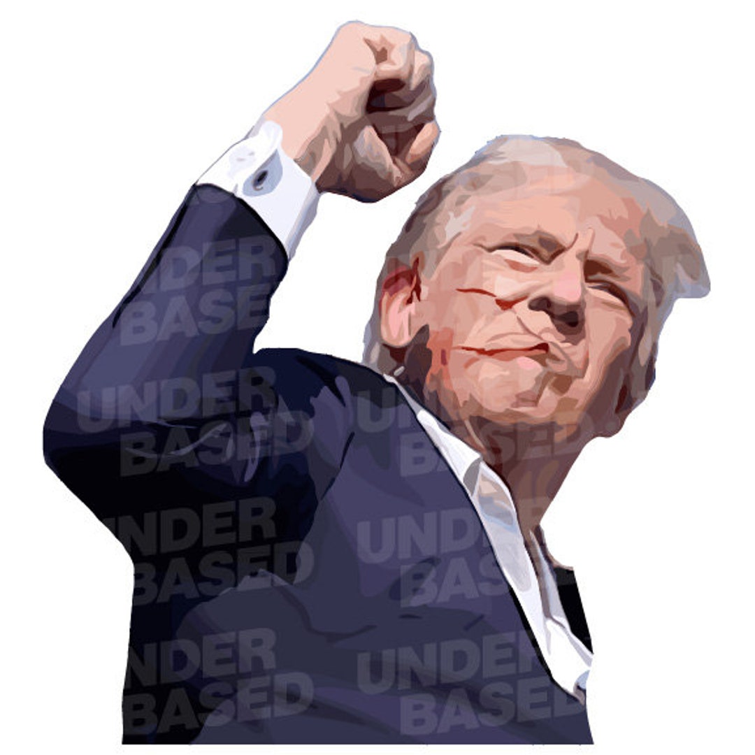 Trump Fist SVG, Maga SVG, Trump Vector, Donald Trump 47th, DJT Svg ...
