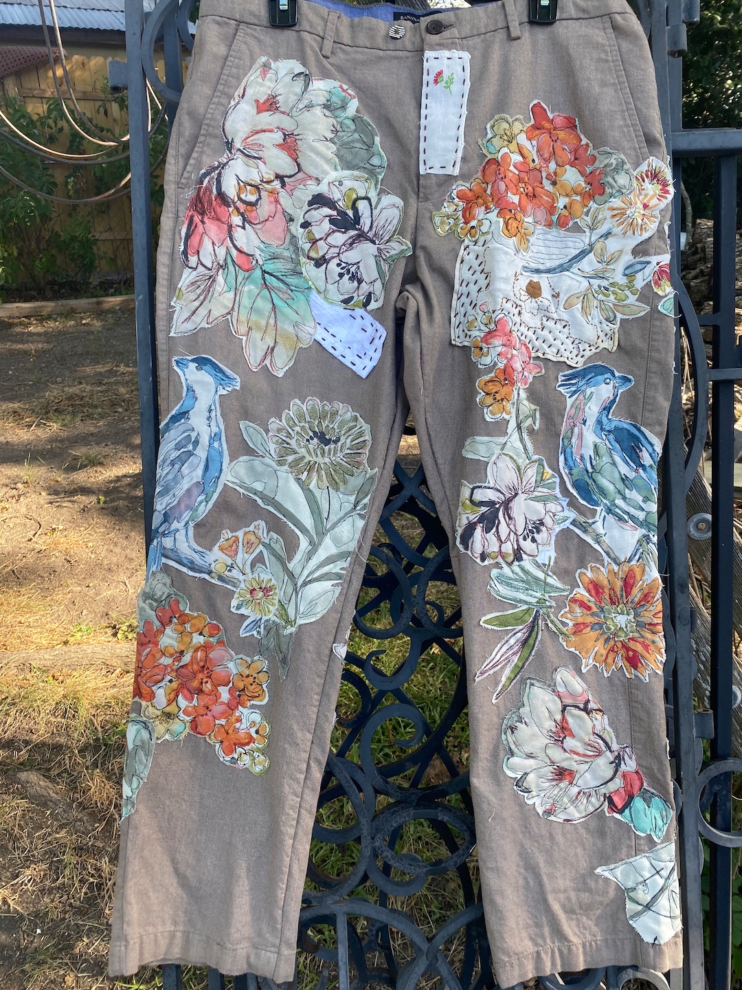 Upcycled Distressed Repurposed Pants Vintage Great - Etsy