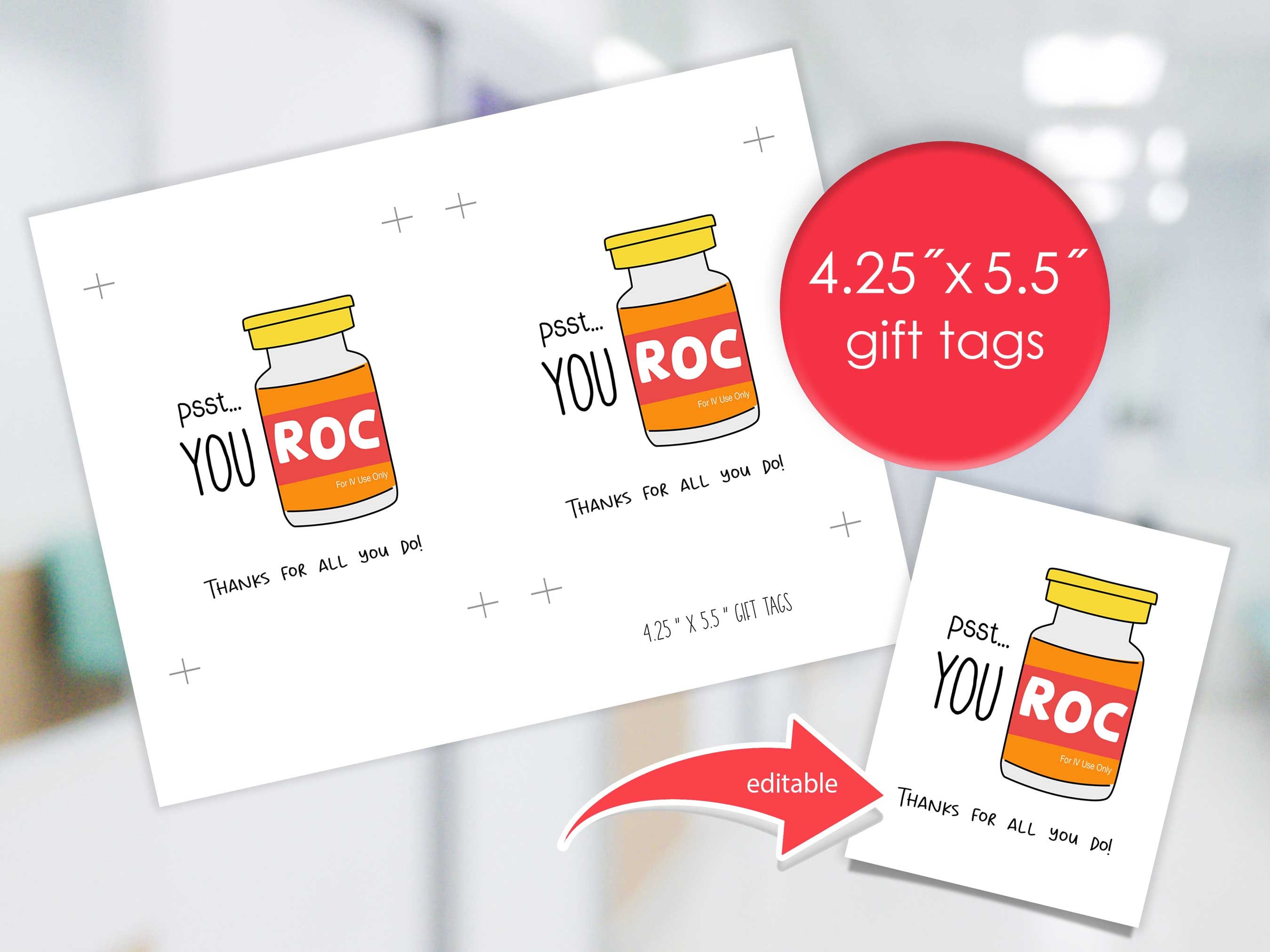 Nurse Thank You Card - Anesthesiologist Card - Nurse Appreciation Card ...