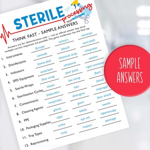 Think Fast Game | Sterile Processor Game | Sterile Processing Game ...