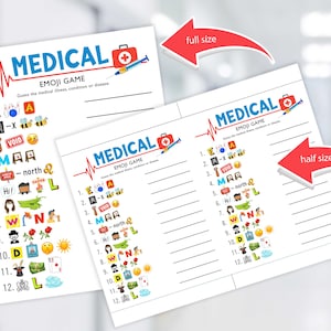 Medical Emoji Game - Disease Emoji Game - Healthcare Emoji Game ...