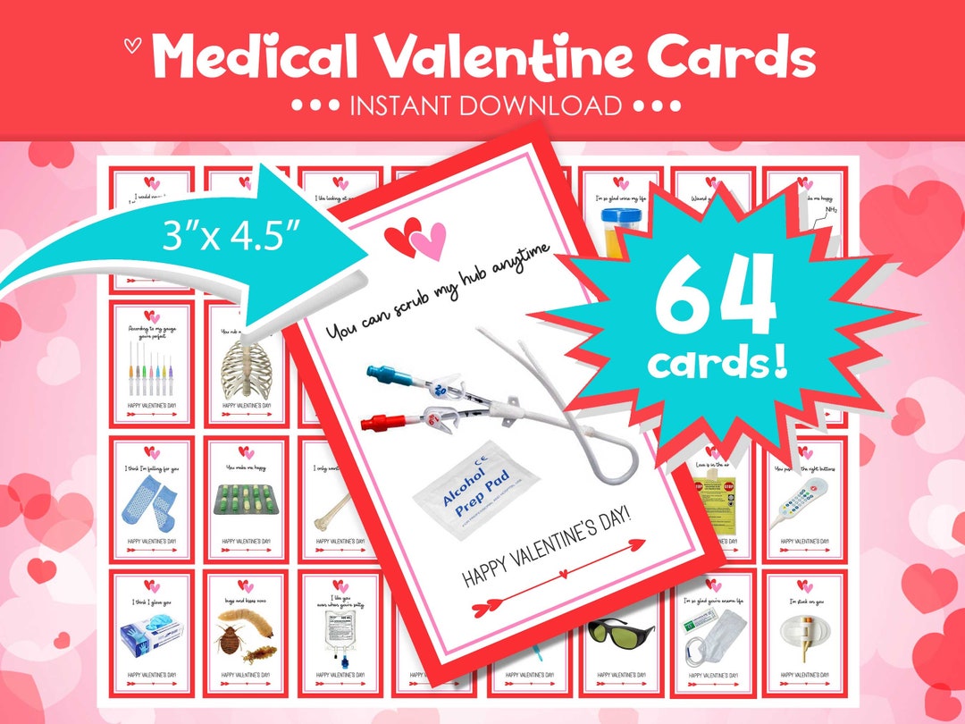 Medical Valentine Cards - Healthcare Valentine Cards - Nurse Valentine ...