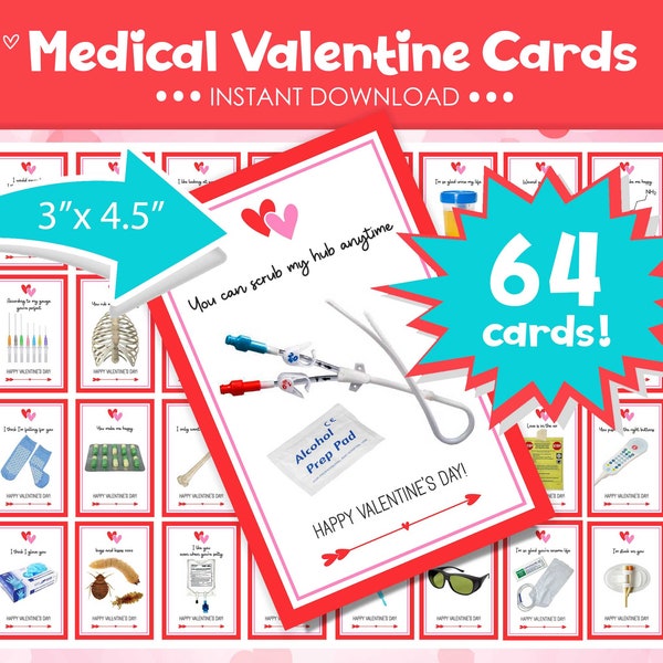 Medical Valentines - Etsy