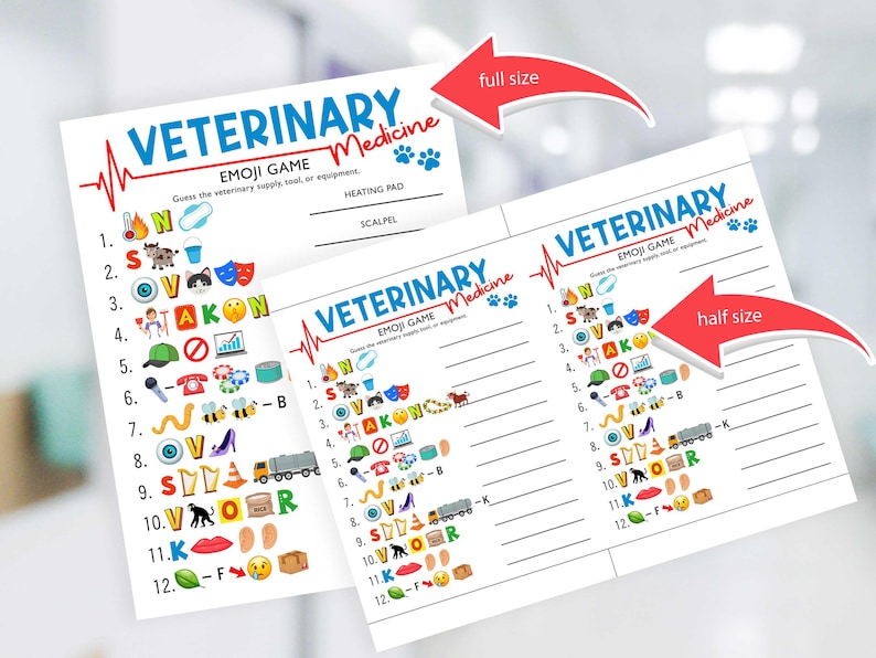Veterinary Supplies Game | Vet Tech Game | Vet Tech Icebreaker | Vet ...