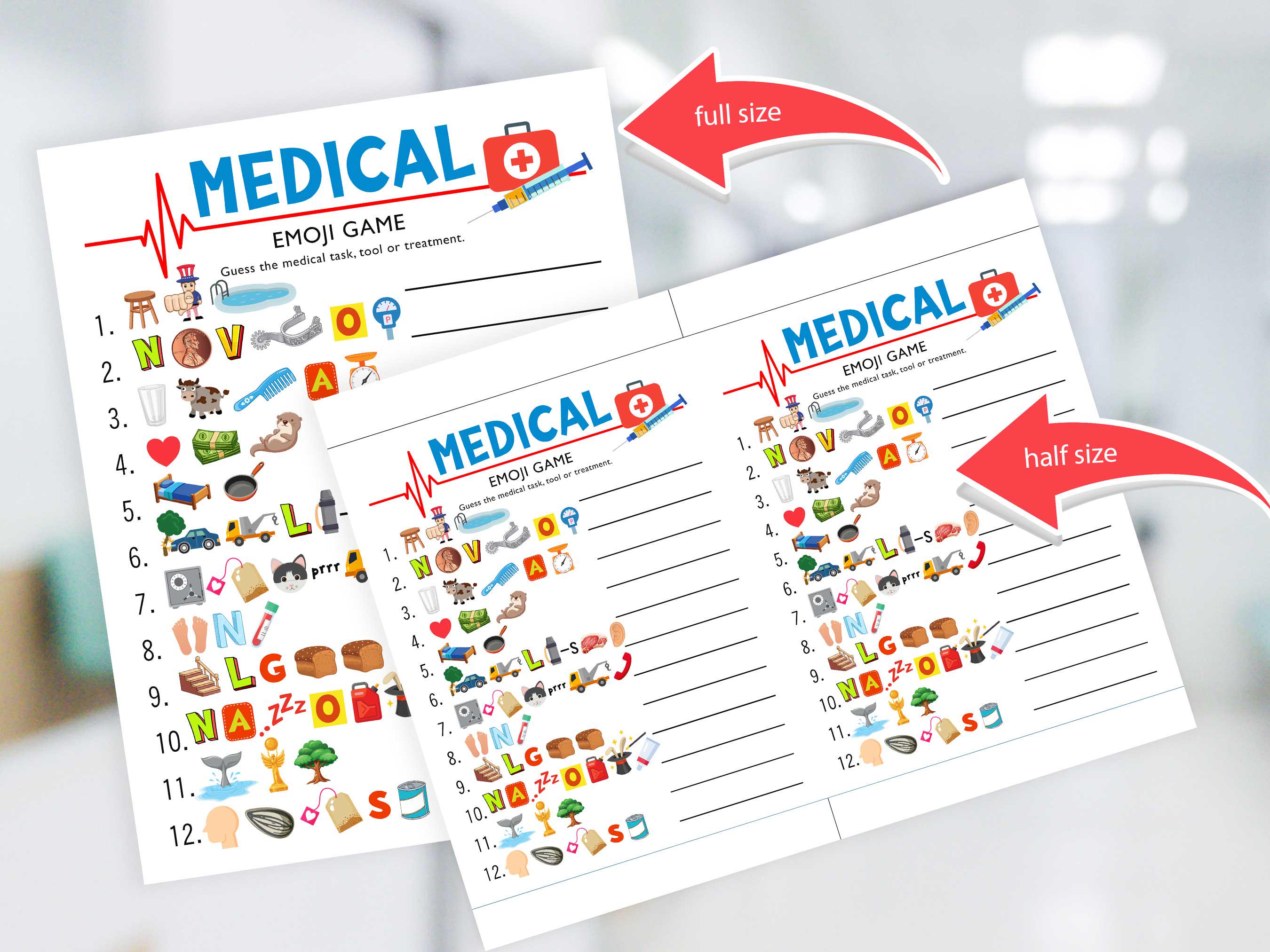 Medical Emoji Game | Disease Emoji Game | Healthcare Emoji Game ...