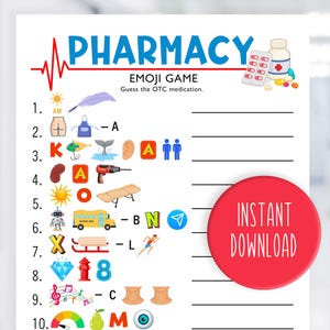Pharmacy Game | Pharmacy Emoji Game | Healthcare Game | Medical Emoji ...