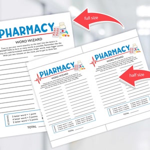Pharmacy Game - Pharmacy Word Game - Pharmacist Word Game - Pharmacy ...