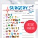 Surgery Emoji Game - Medical Emoji Game - OR Nurse Game - Surgical Tech ...