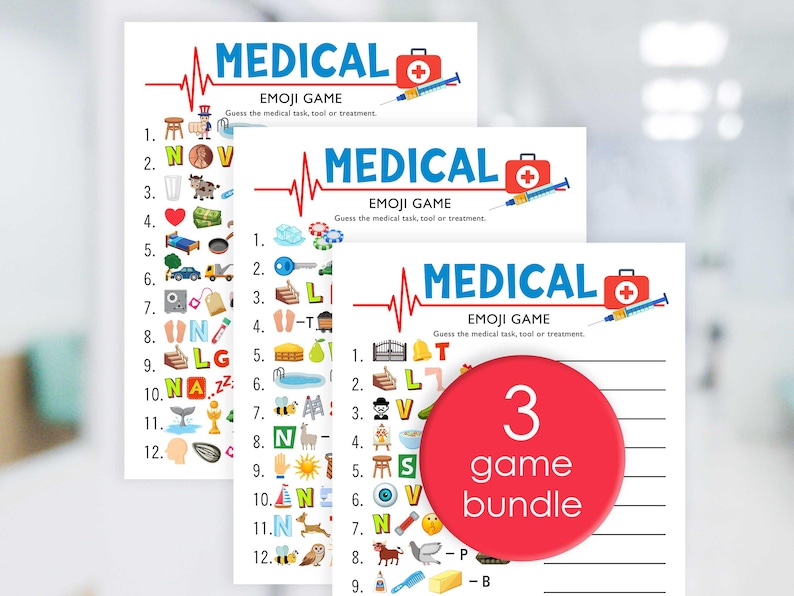 Medical Emoji Game | Disease Emoji Game | Healthcare Emoji Game ...