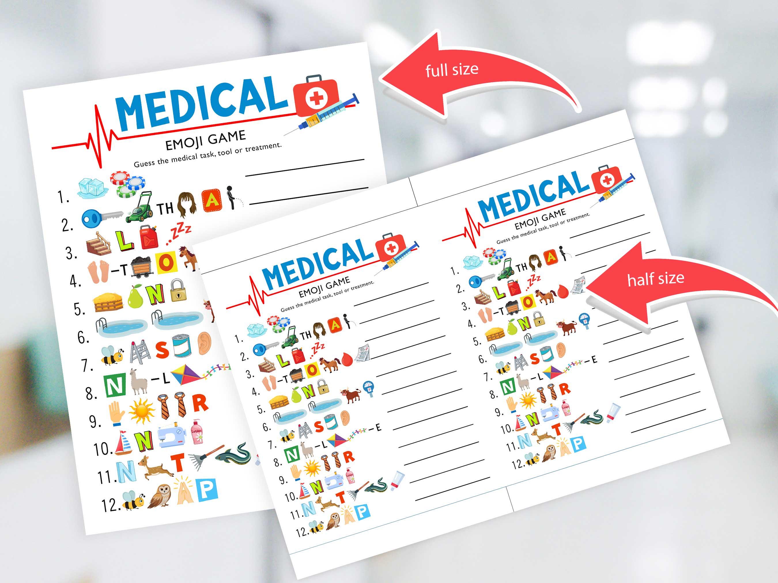 Medical Emoji Game | Disease Emoji Game | Healthcare Emoji Game ...