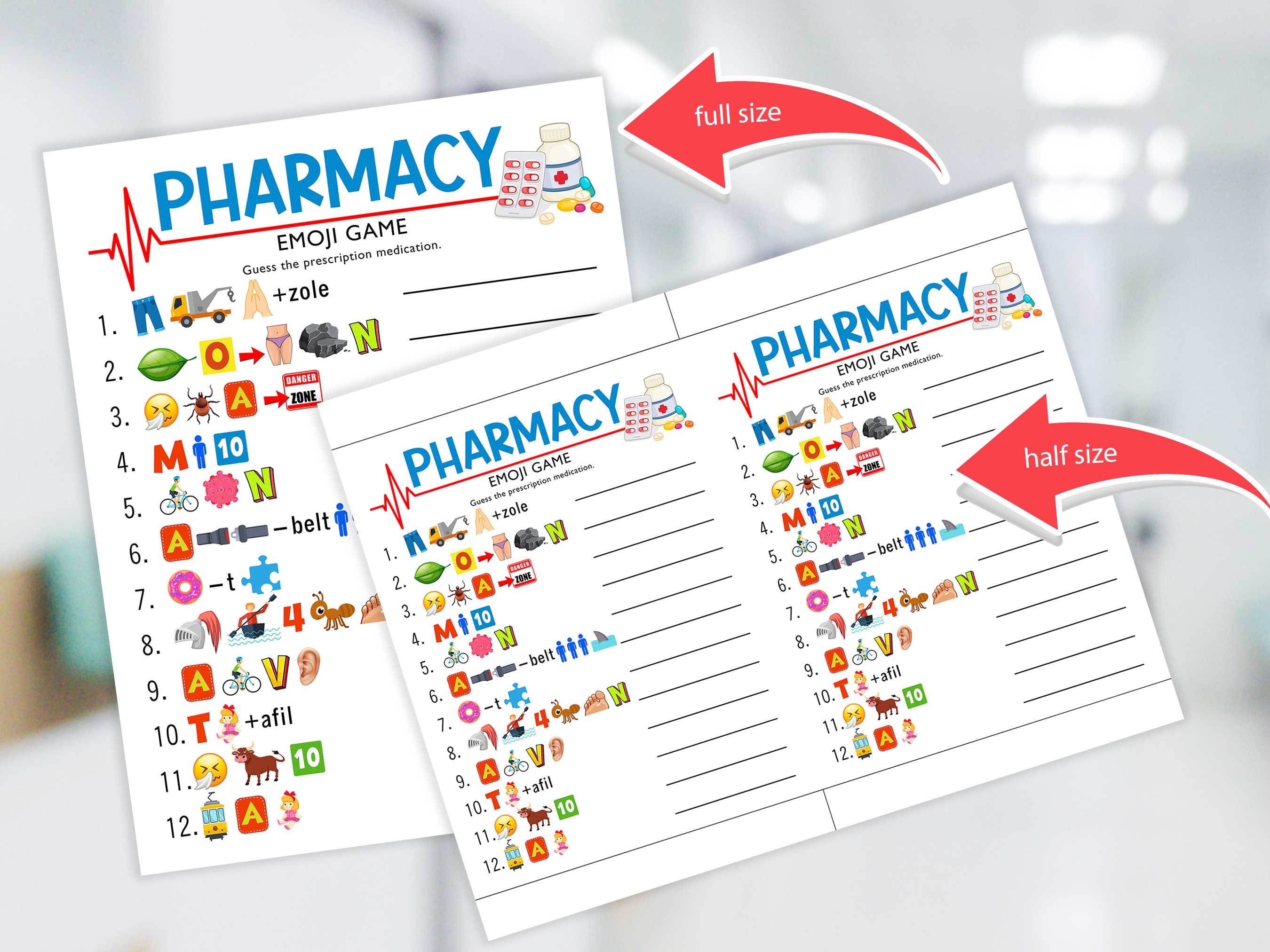 Medication Game | Pharmacy Game | Nurse Game | Pharmacy Emoji Game ...