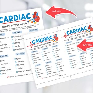 Cardiovascular What's in Your Pocket Game | Cardiology Pocket Game ...