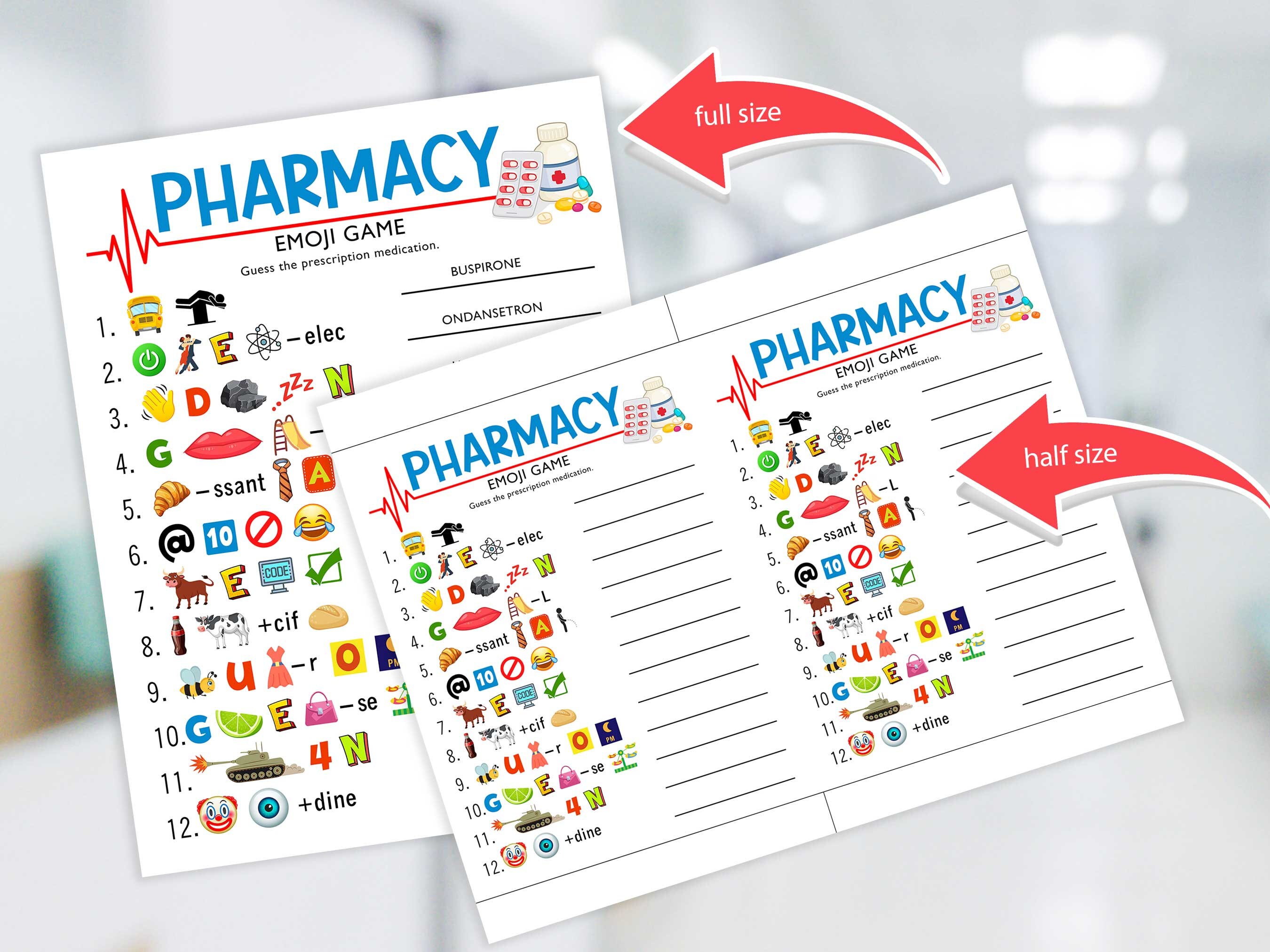 Medication Game - Pharmacy Game - Nurse Game - Medical Game - Pharmacy ...