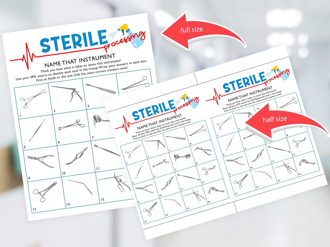Surgical Instrument Game | SPD Game | Sterile Processor Game | Sterile ...