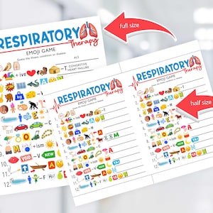 Respiratory Therapy Emoji Game - Disease Emoji Game - Respiratory ...