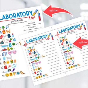 Lab Supplies Emoji Game | Lab Game | Lab Emoji Game | Lab Week ...
