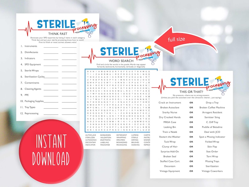 SPD Game Bundle | SPD Game | Sterile Processor Game | Sterile ...