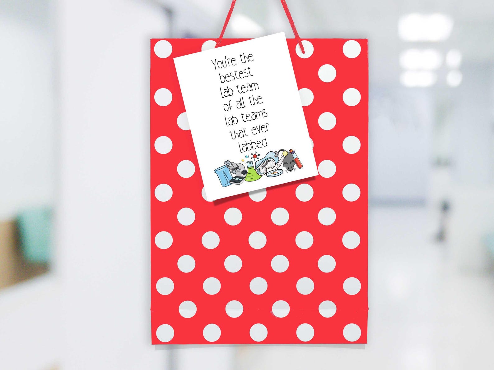 Lab Tech Card - Lab Scientist Card - Lab Technician Card - Lab Tech ...