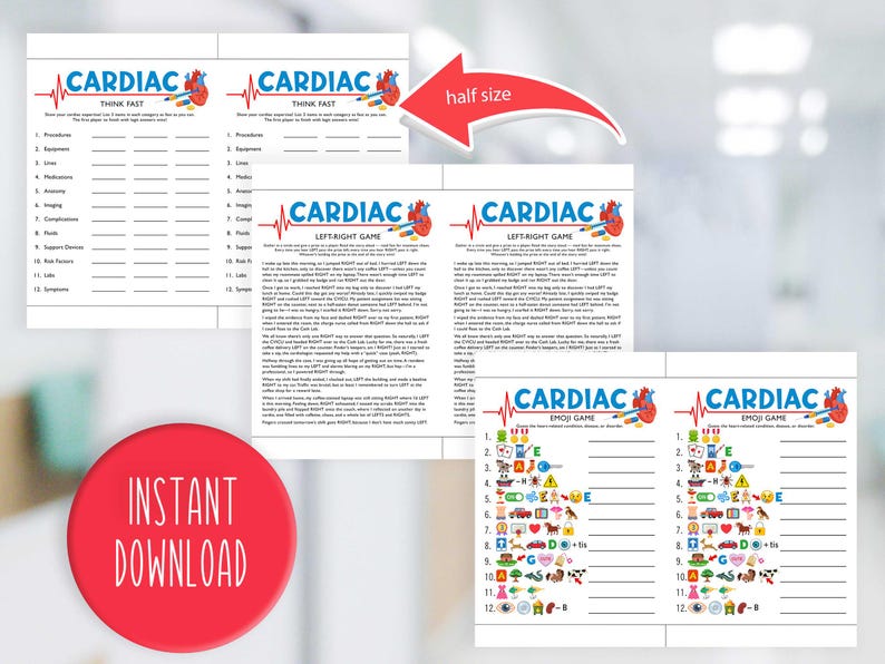 Cardiovascular Game Bundle | Cardiovascular Game | Cardiology Game ...