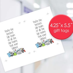Lab Tech Card - Lab Scientist Card - Lab Technician Card - Lab Tech ...