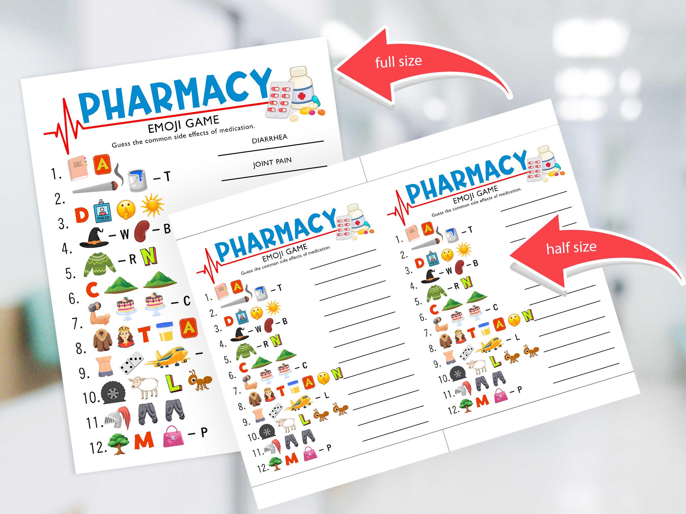 Pharmacy Game | Pharmacy Emoji Game | Healthcare Game | Medical Emoji ...