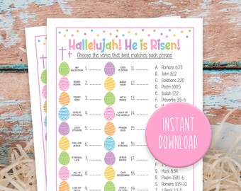 Resurrection Eggs, Easter Bible Games, Resurrection Eggs Printable ...