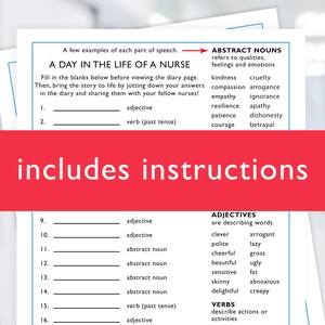 Nurse Med Libs | Nurse Game | Nurse Game Printable | Nurses Week ...