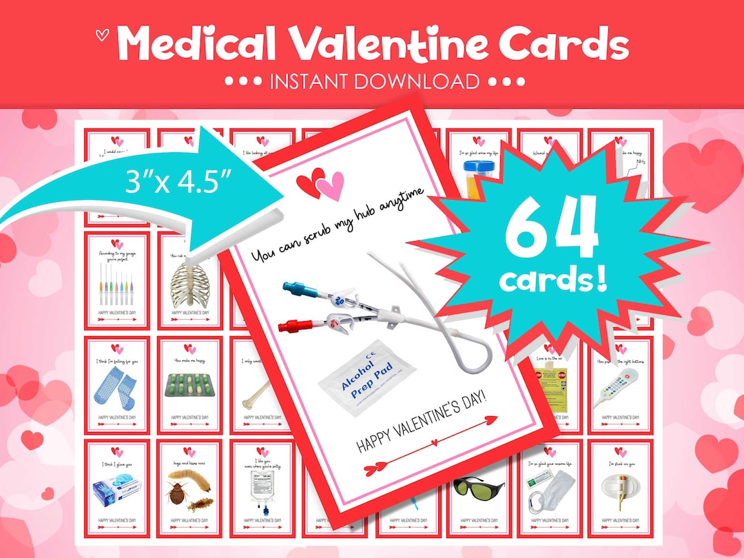 Medical Valentine Cards Healthcare Valentine Cards Nurse Valentine ...