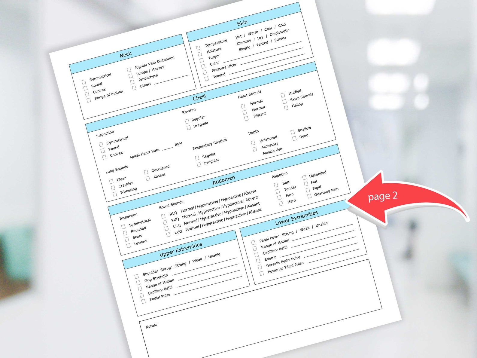 Head to Toe Assessment - Head to Toe Assessment Template - Patient ...