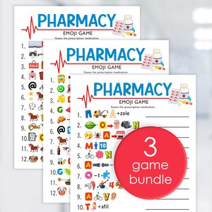 Pharmacy Pictionary Game - Etsy