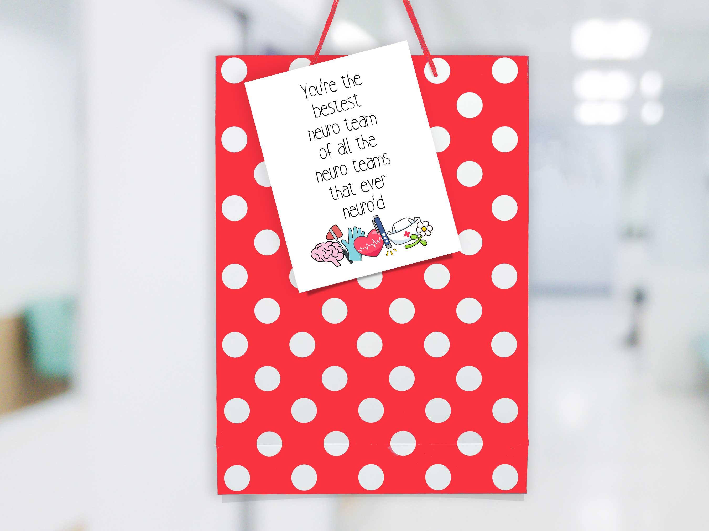 Neuro Team Card - Neuro Nurse Card - Neuro Tech Card - Neuro ...